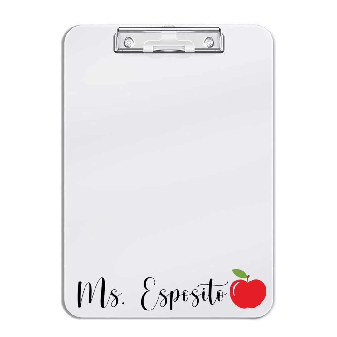 Personalized Teacher Clipboard - Etsy