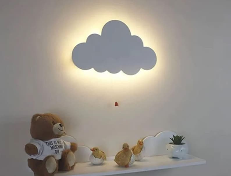 Set of 4 Nursery Lighting, Baby Room Lamp, Ballon Lamp, Cloud Lamp ...