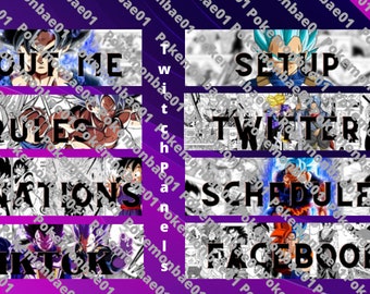 Twitch Panels Dragon Ball - Etsy