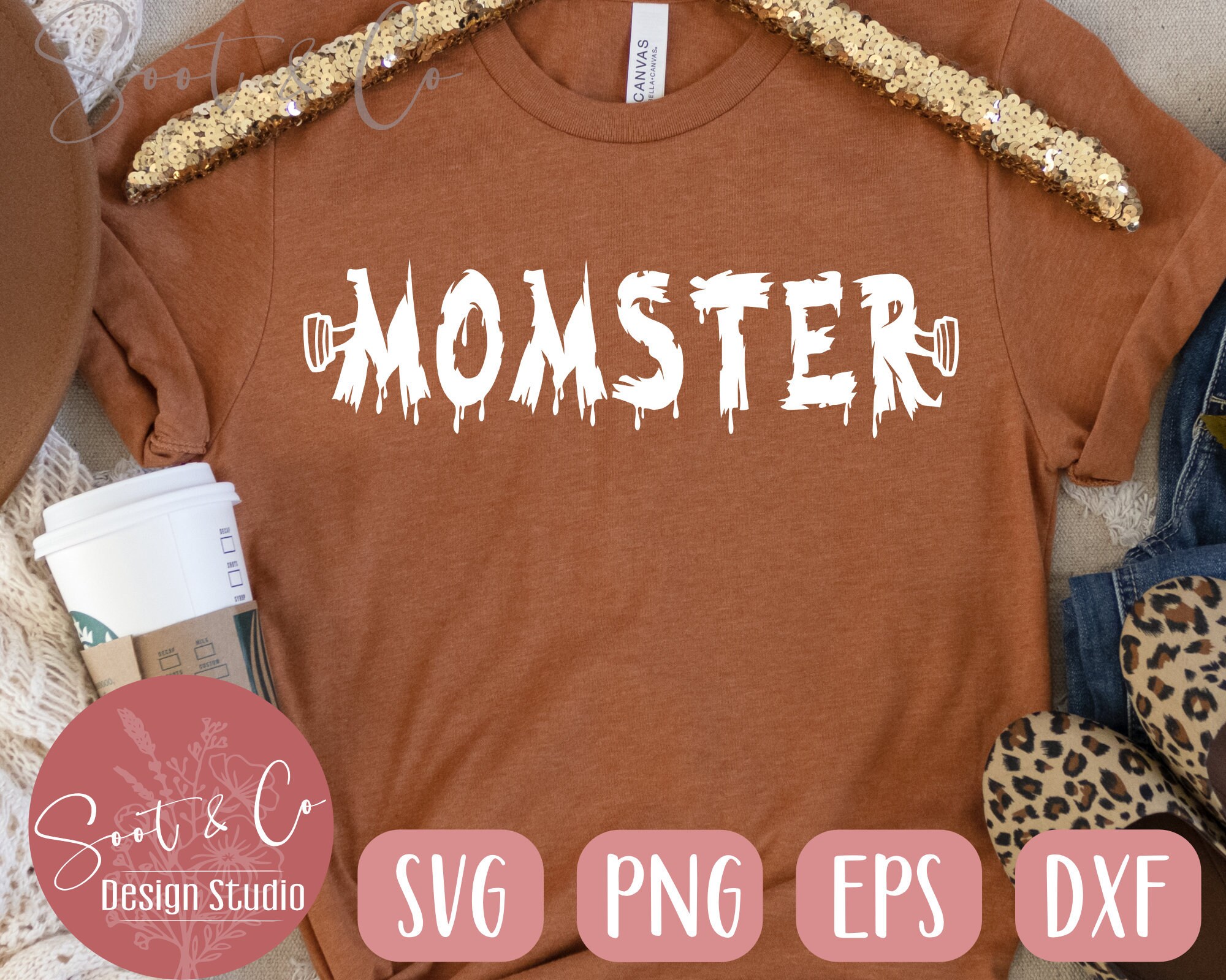 Momster Svg Halloween Momster Svg Halloween Svg SVGPNG - Etsy