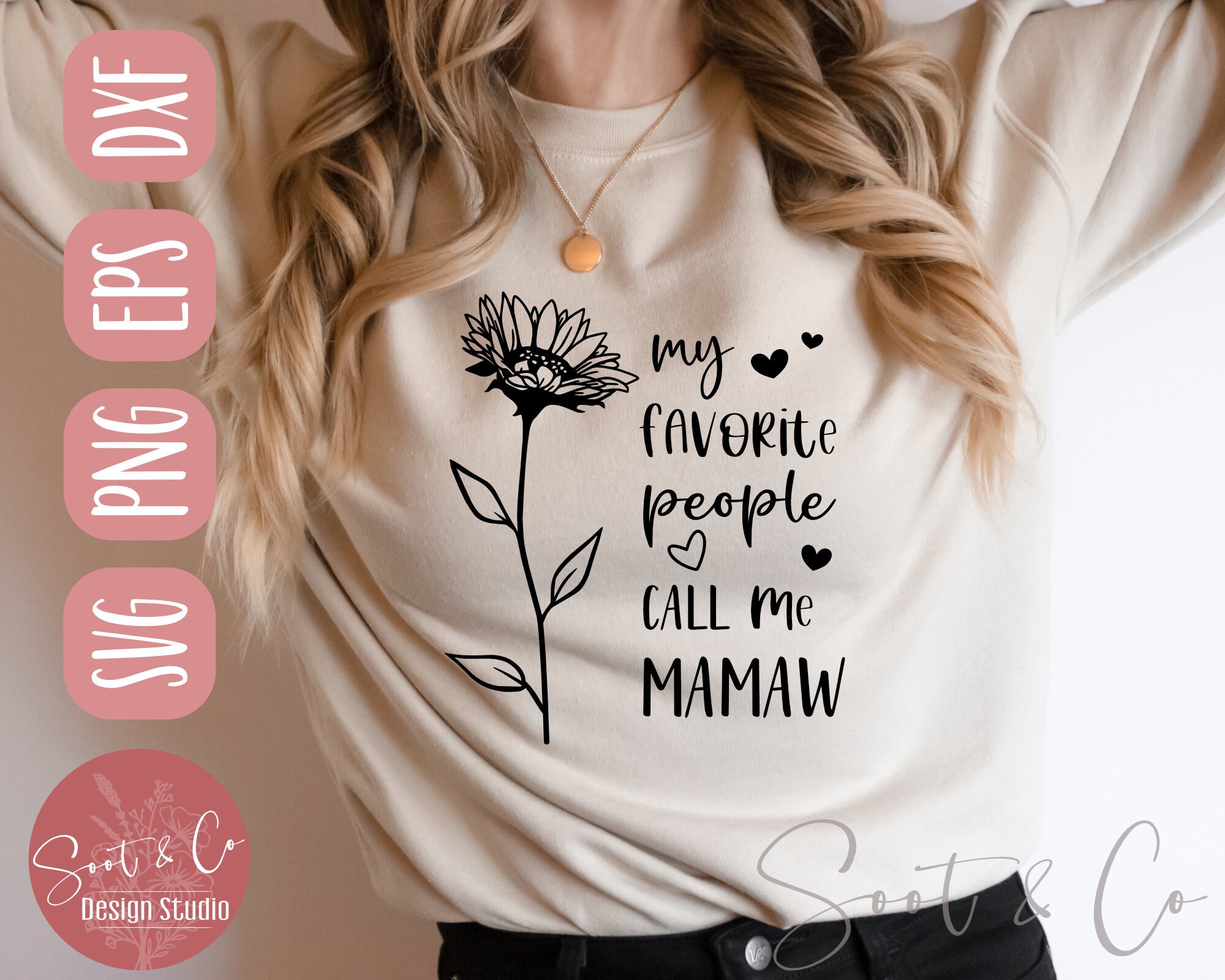 Mamaw SVG Design My Favorite People Call Me Mamaw SVG File - Etsy
