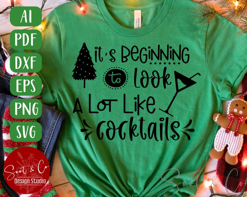 Funny Christmas SVG It's Beginning to Look a Lot Like - Etsy