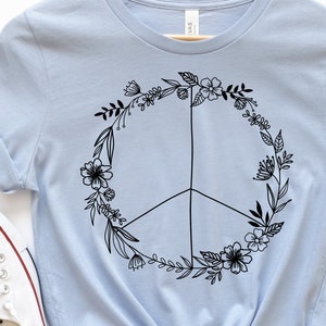 Peace Sign SVG Design Boho SVG File for Cricut Floral Peace Sign Svg ...