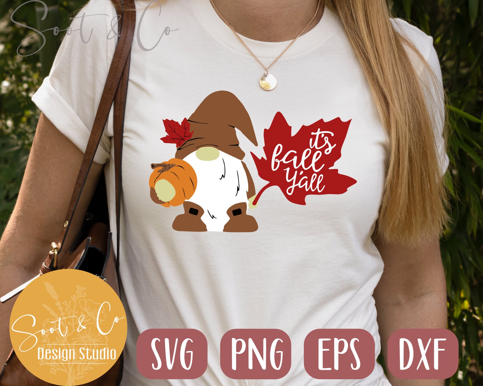 Fall Gnome Svg Fall Svg It's Fall Y'all Gnome - Etsy
