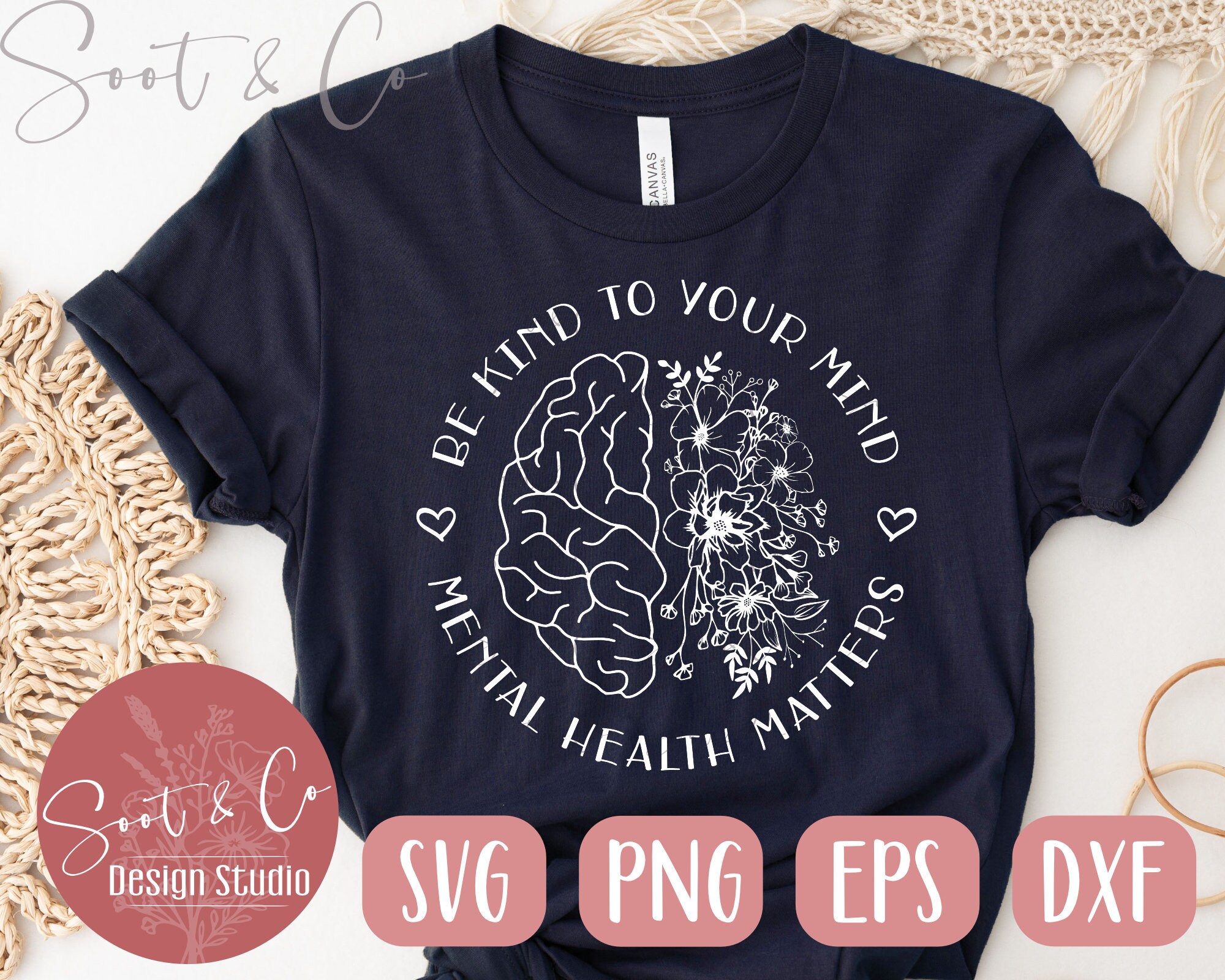 Mental Health Matters SVG Be Kind to Your Mind Svg Design - Etsy