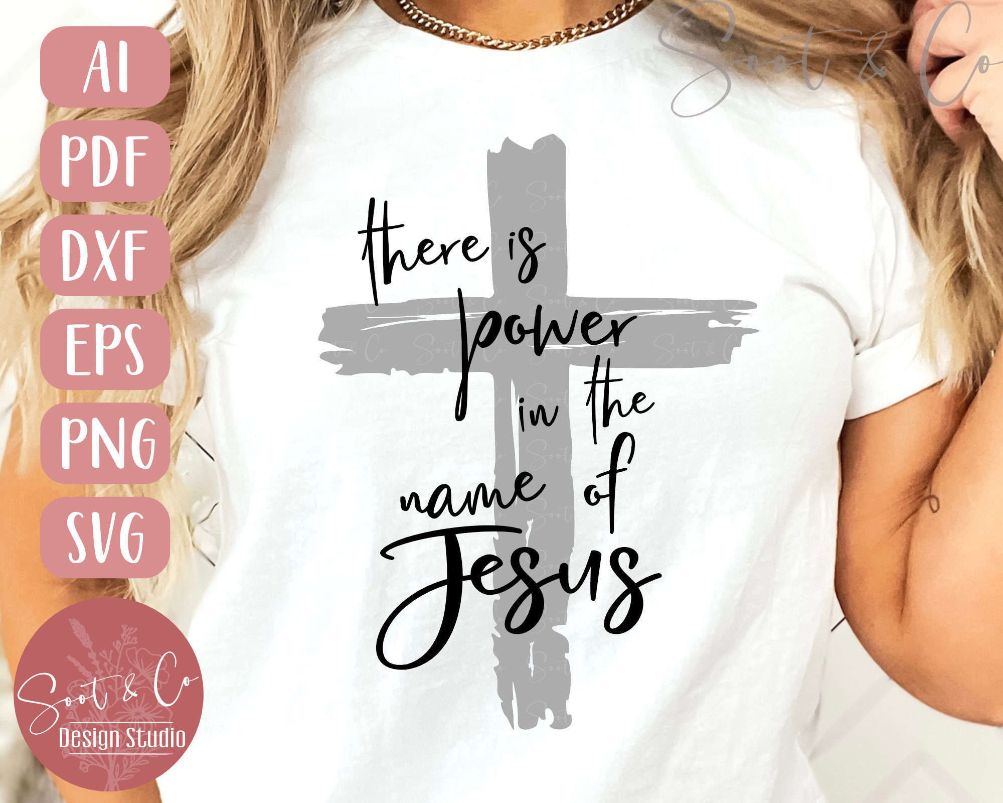 Faith SVG File There is Power in the Name of Jesus - Etsy UK