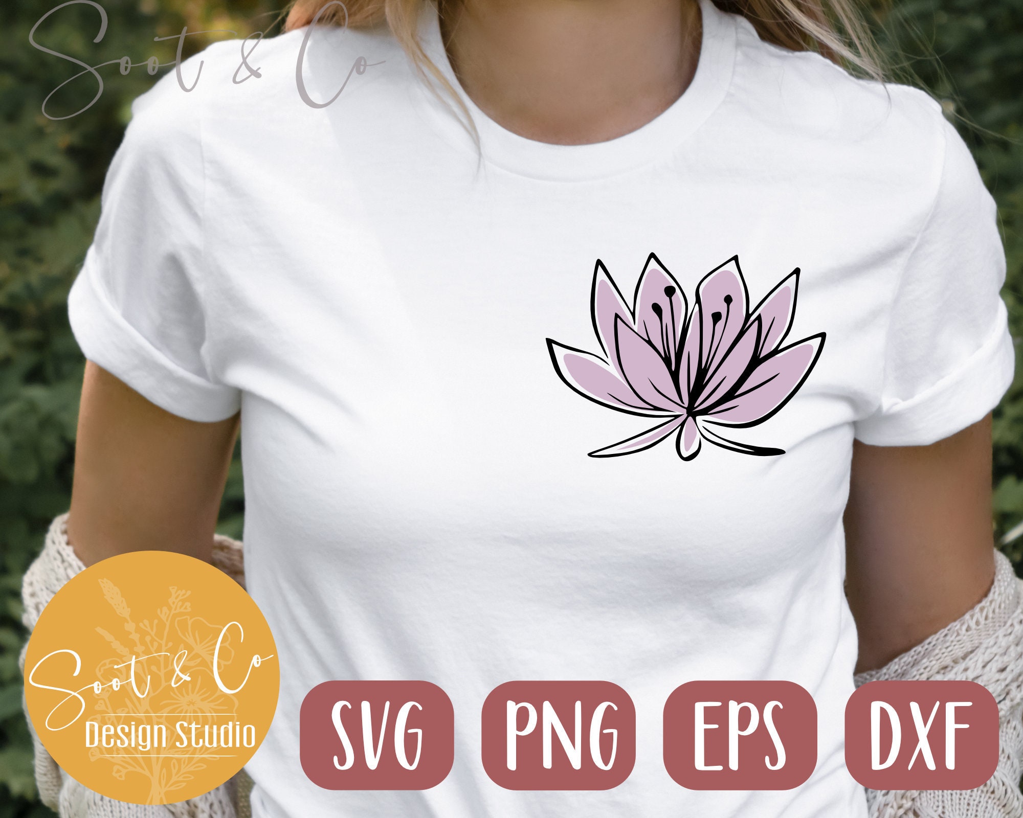 Lilly SVG Design Flower SVG for Cricut SVG Cut File - Etsy Canada