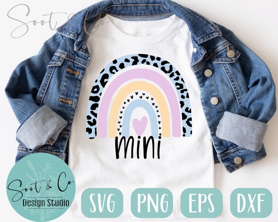 Mini Rainbow SVG Design Mini SVG File for Cricut Baby SVG - Etsy