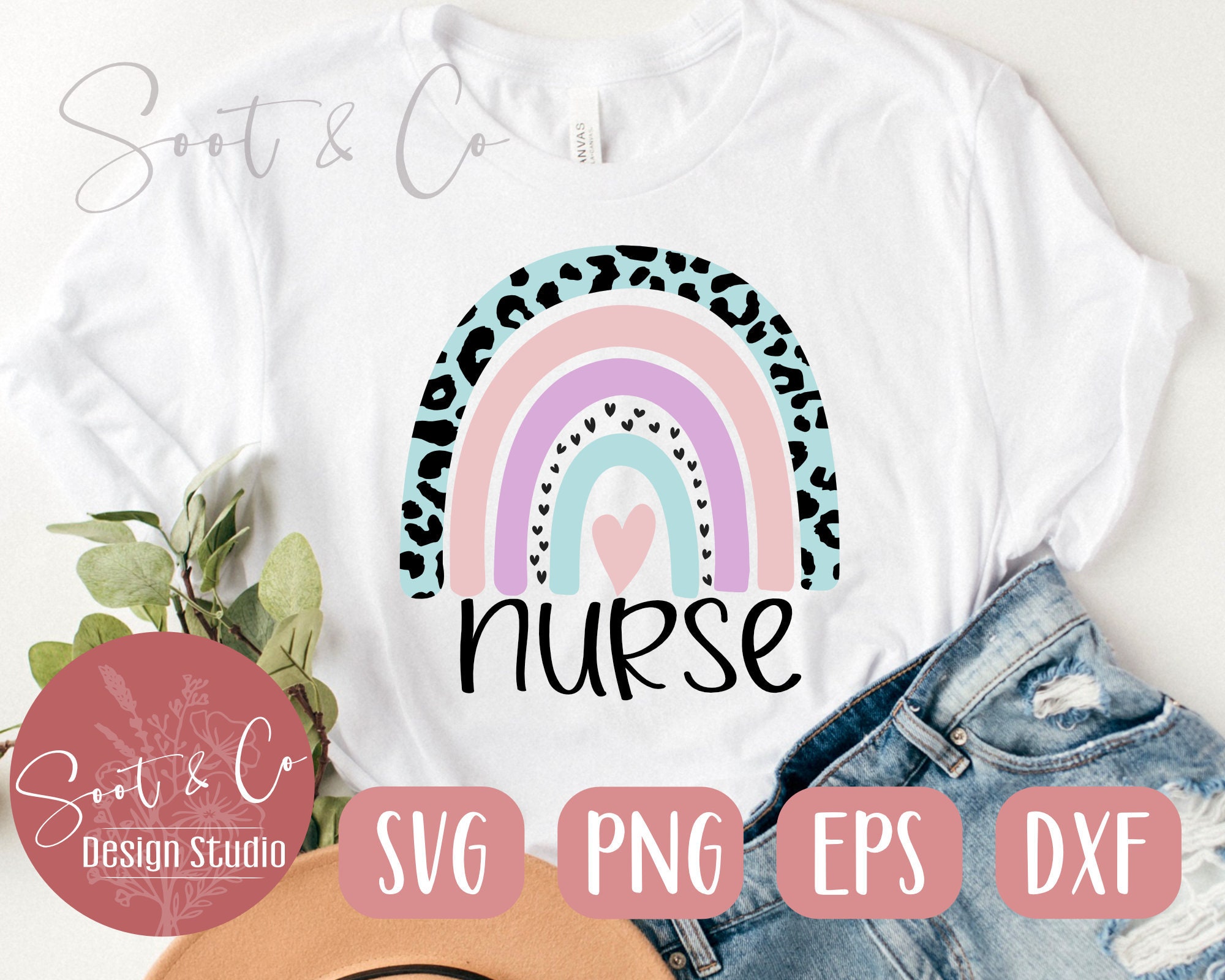 Nurse SVG, LNP Svg, Nursing Svg, Rainbow Svg, Png, Dxf, Eps, Instant ...