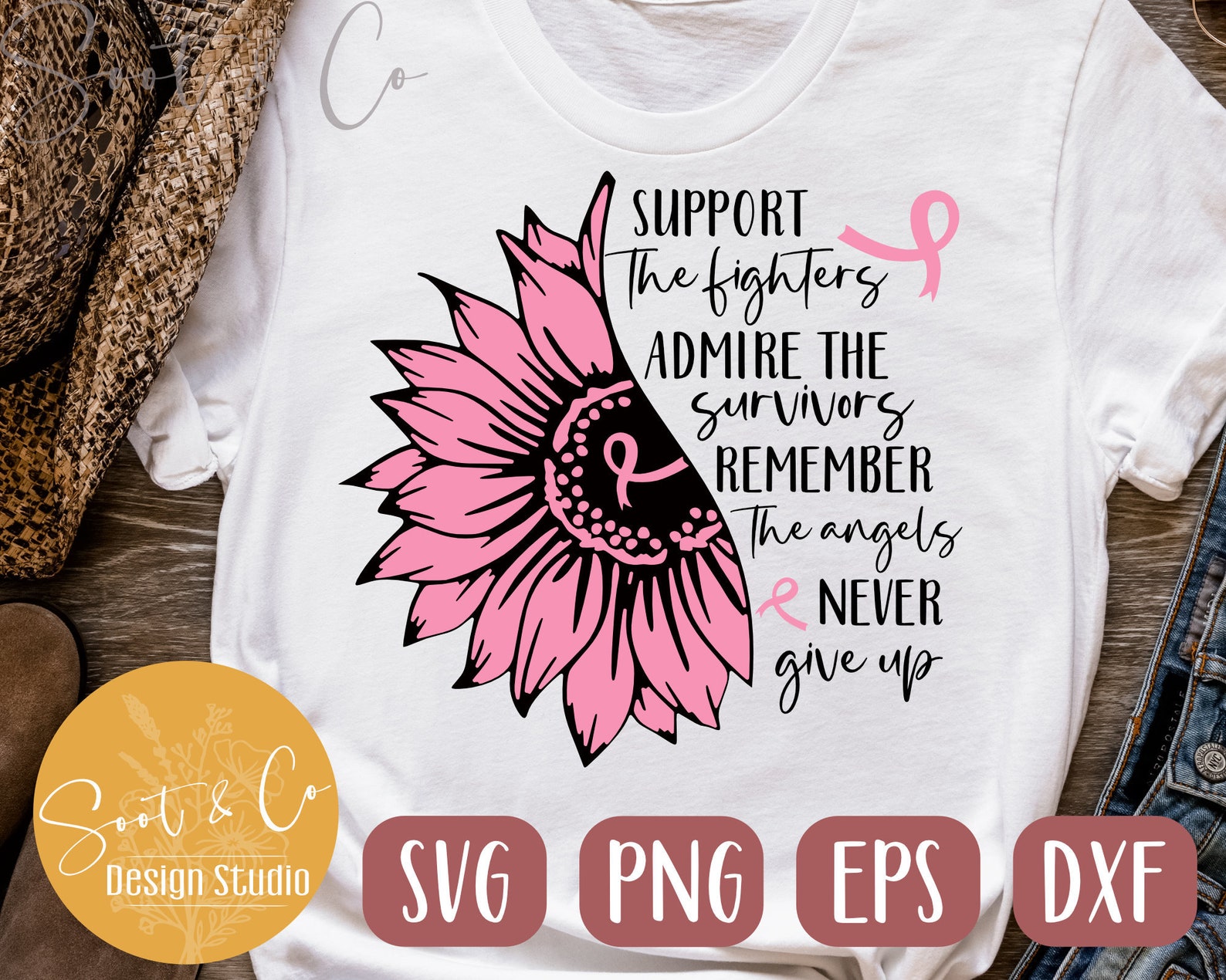 Breast Cancer SVG Bundle Breast Cancer Awareness Tee Bundle - Etsy