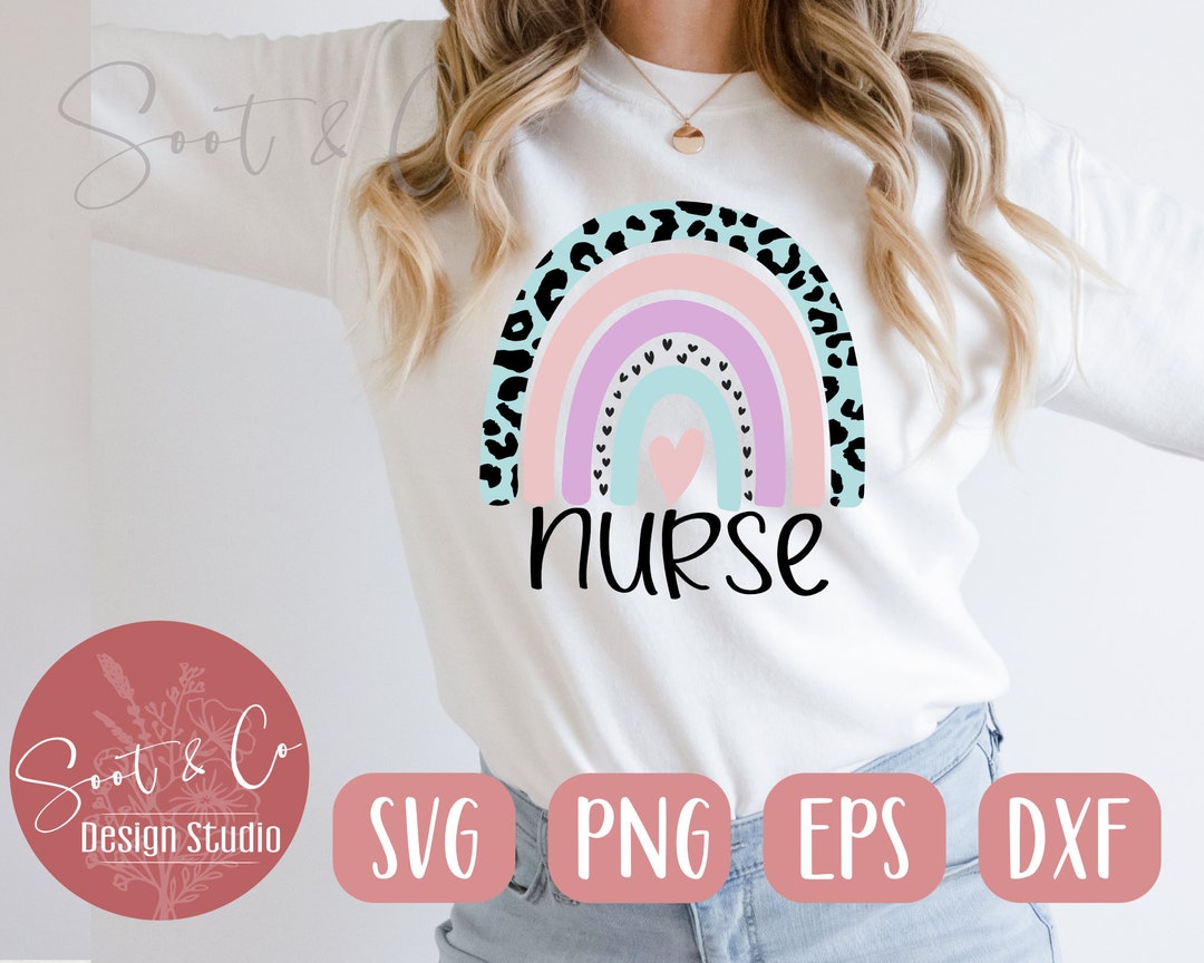 Nurse SVG, LNP Svg, Nursing Svg, Rainbow Svg, Png, Dxf, Eps, Instant ...