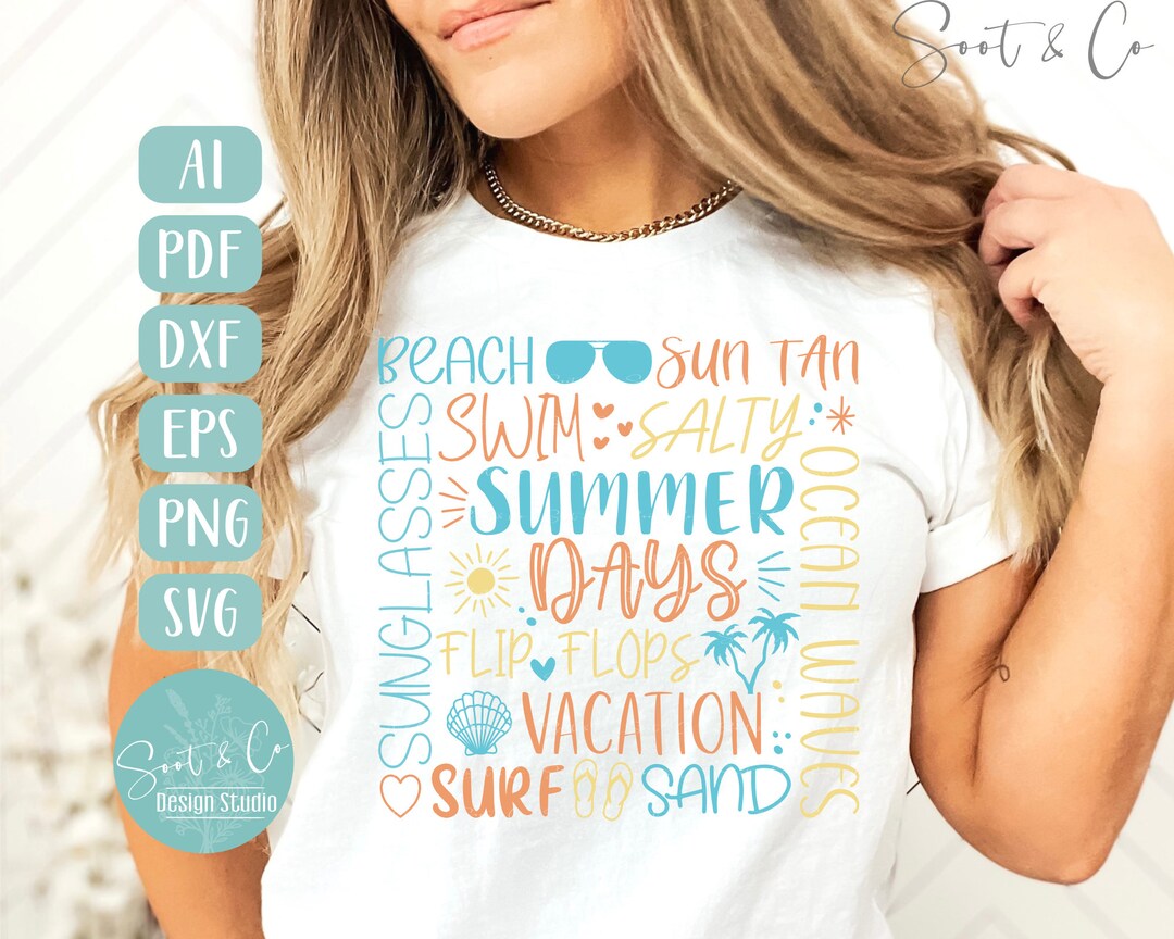 Summer Days Svg, Summer Subway Design Svg, Summer Vibes Subway SVG,PNG ...