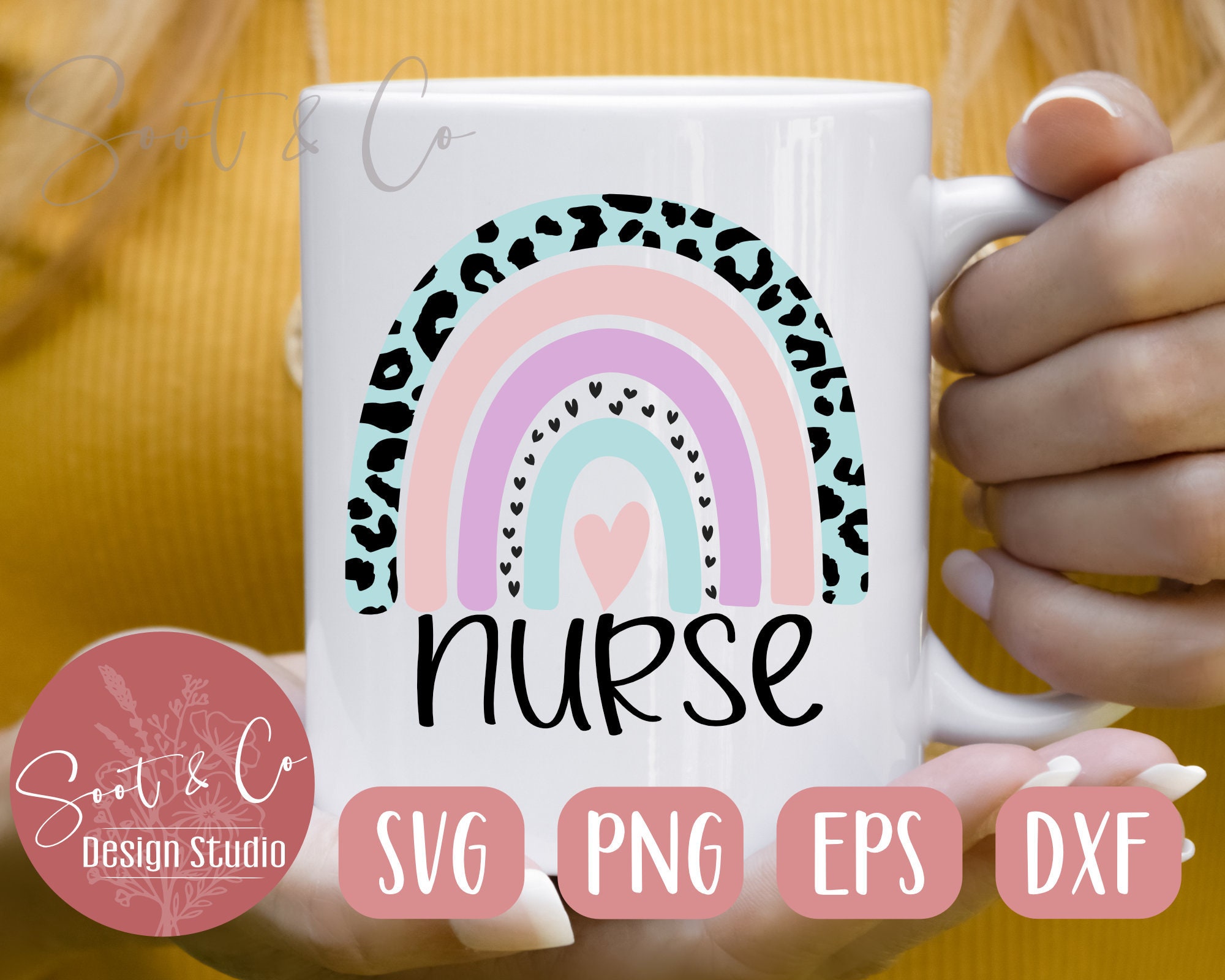 Nurse SVG, LNP Svg, Nursing Svg, Rainbow Svg, Png, Dxf, Eps, Instant ...