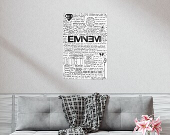 Eminem Lyric Poster - Etsy