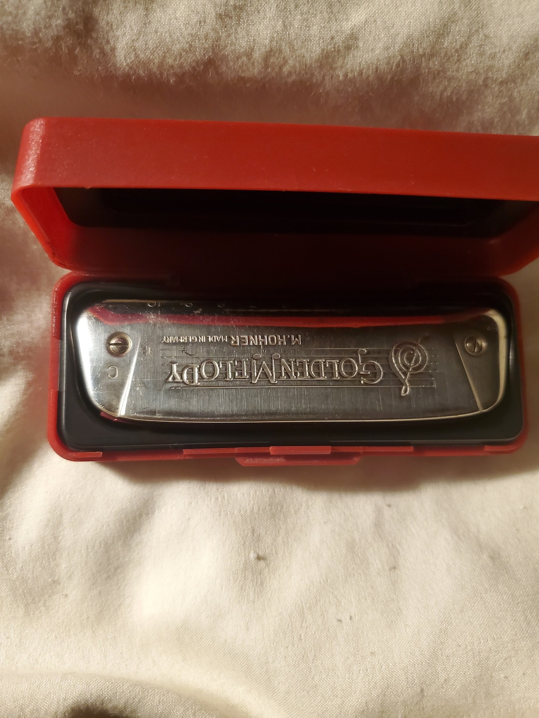 M. Hohner Golden Melody Harmonica - Etsy