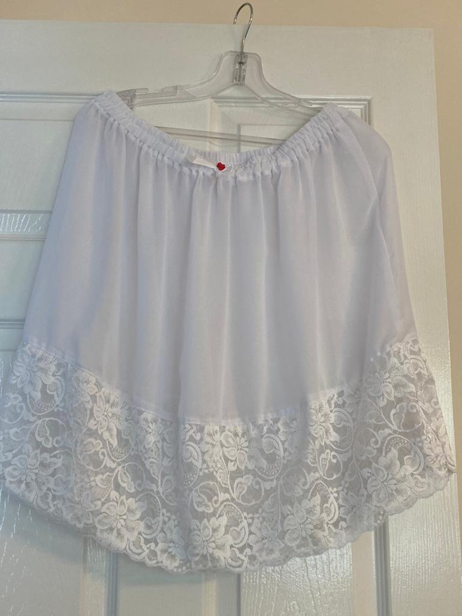 Pure White Very Soft Skirt, Spring and Summer Party Skirt, Petticoat ...