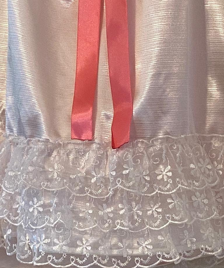 Sissy Pure White Bridle Style Baby Doll Nighty Negligee Dress Set, Cami ...