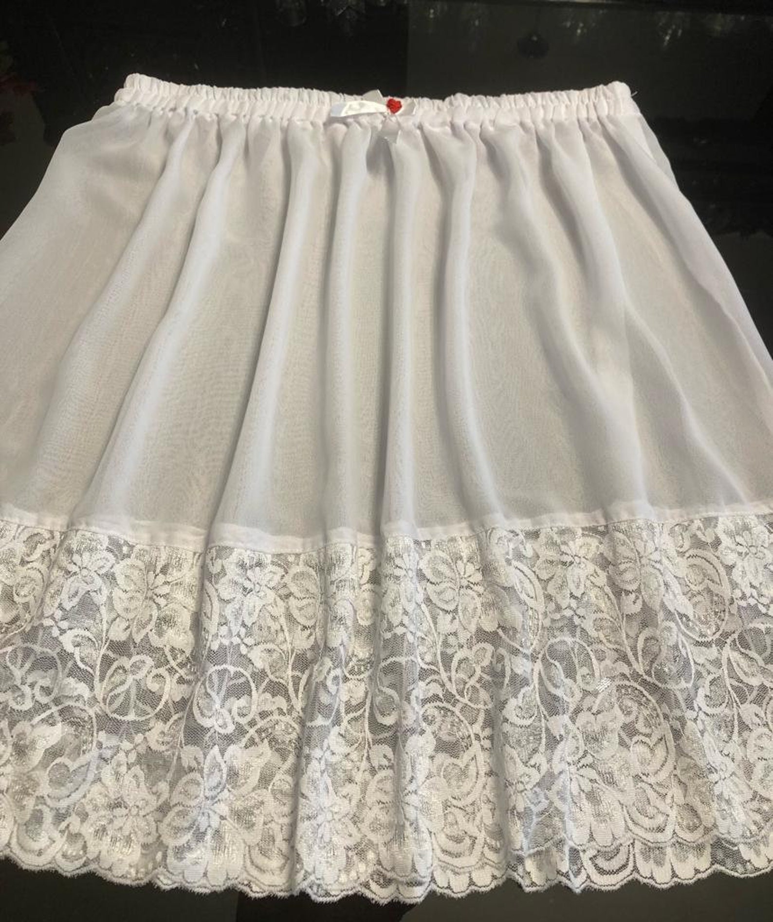 Pure White Very Soft Skirt, Spring and Summer Party Skirt, Petticoat ...