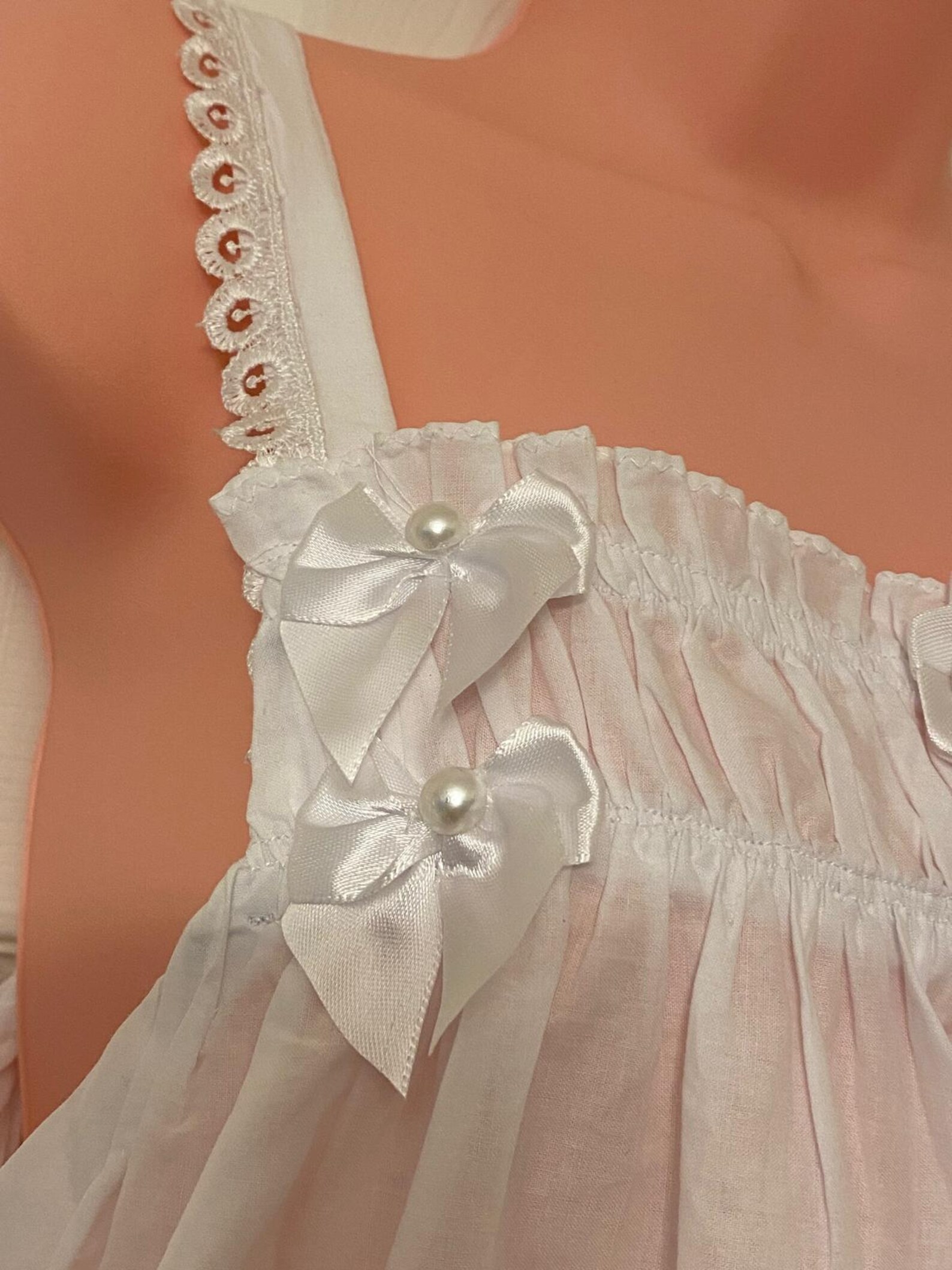 100%pure Cotton Summer Nighty, Natural Quality Muslin Fabric ...
