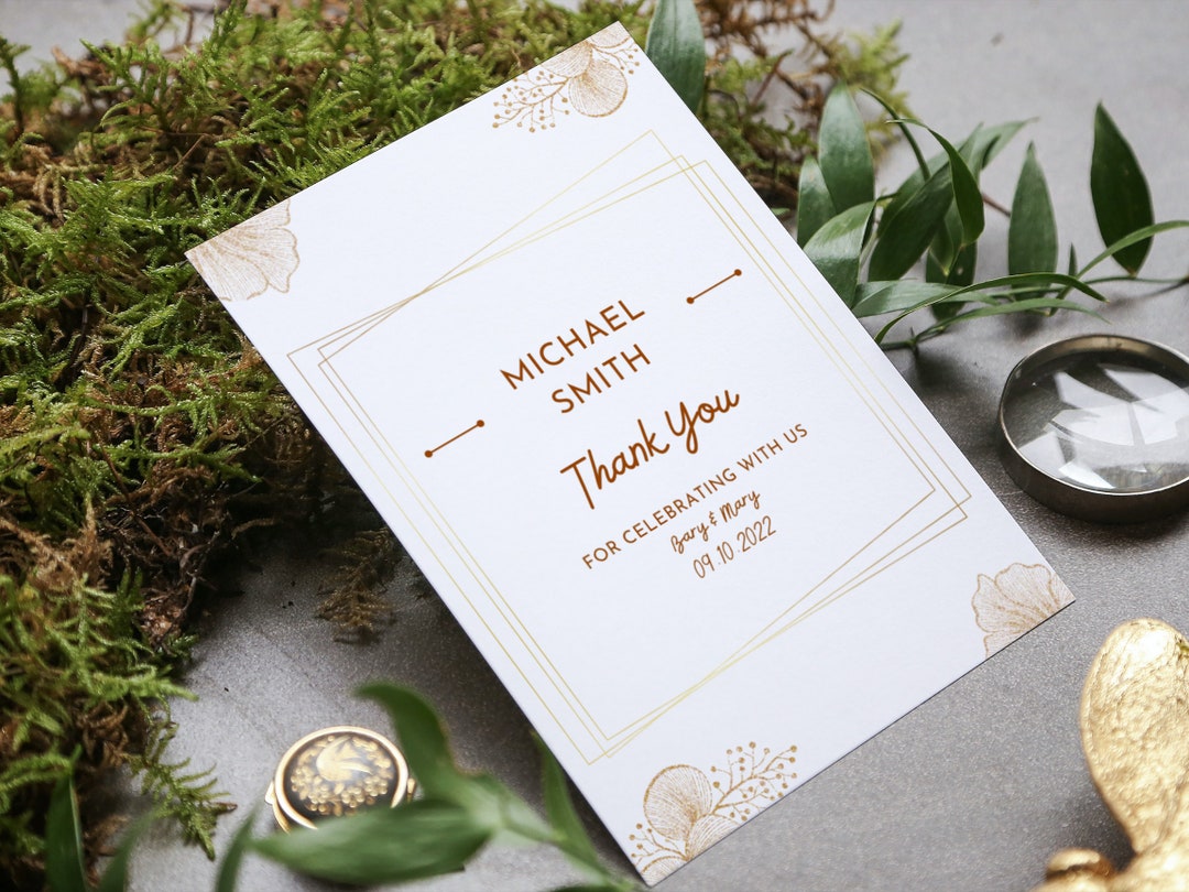 Classy Elegant Place Cards for Weddings and Events | Neutral Color ...