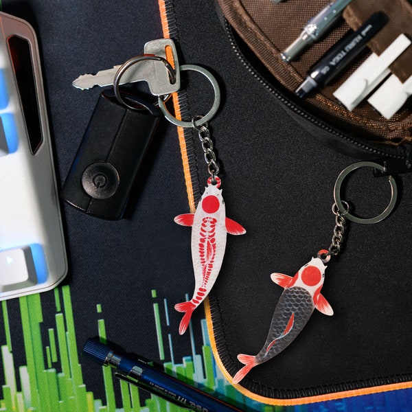 Fish Keychain - Etsy