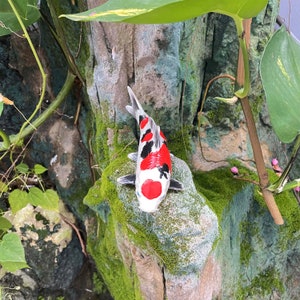 30 CM Koi Fish Figure ruby Collection Resin Figure Collectibles & Décor ...