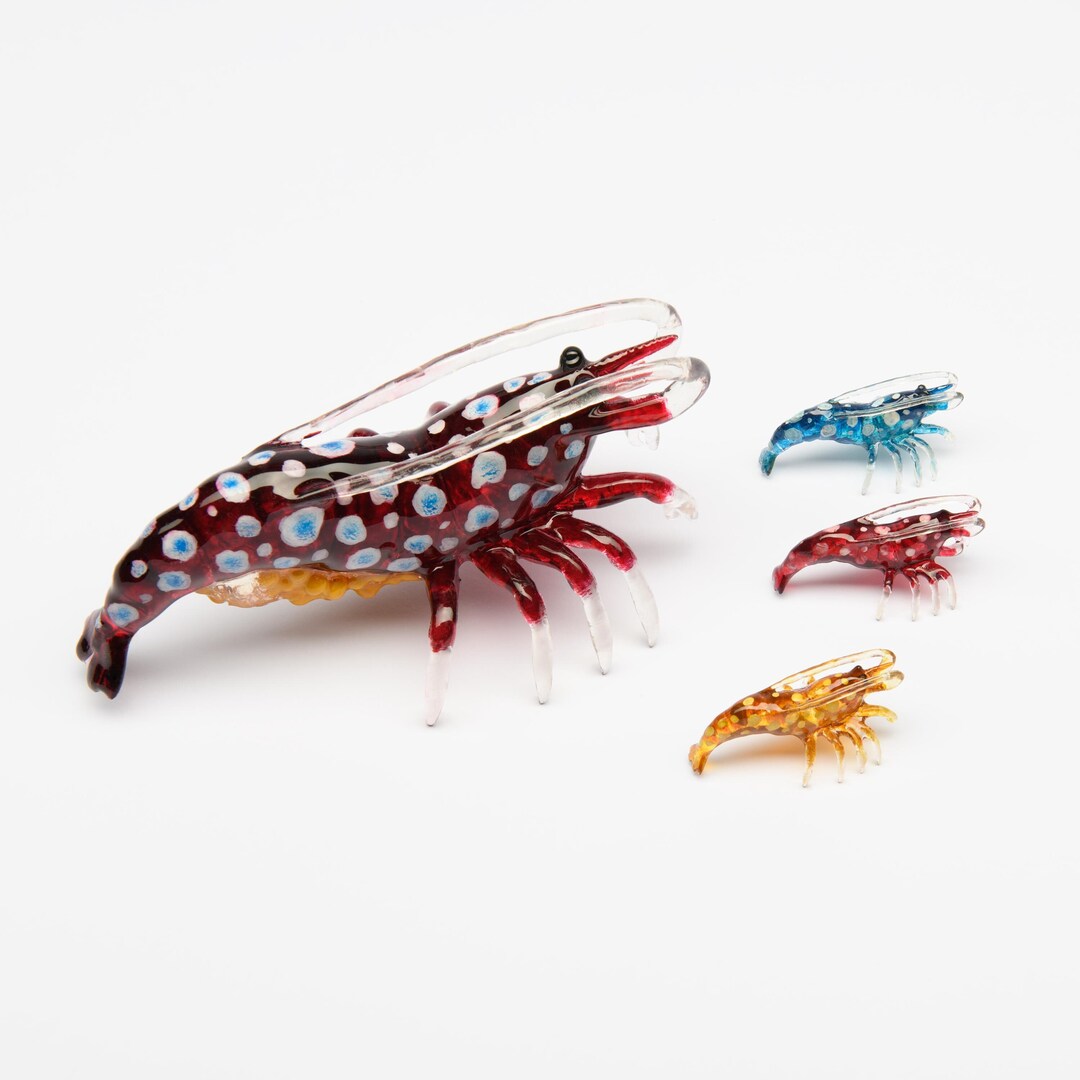 Extra Large Size 50CM to 100CM Freshwater Shrimp Figure Resin Figure ...