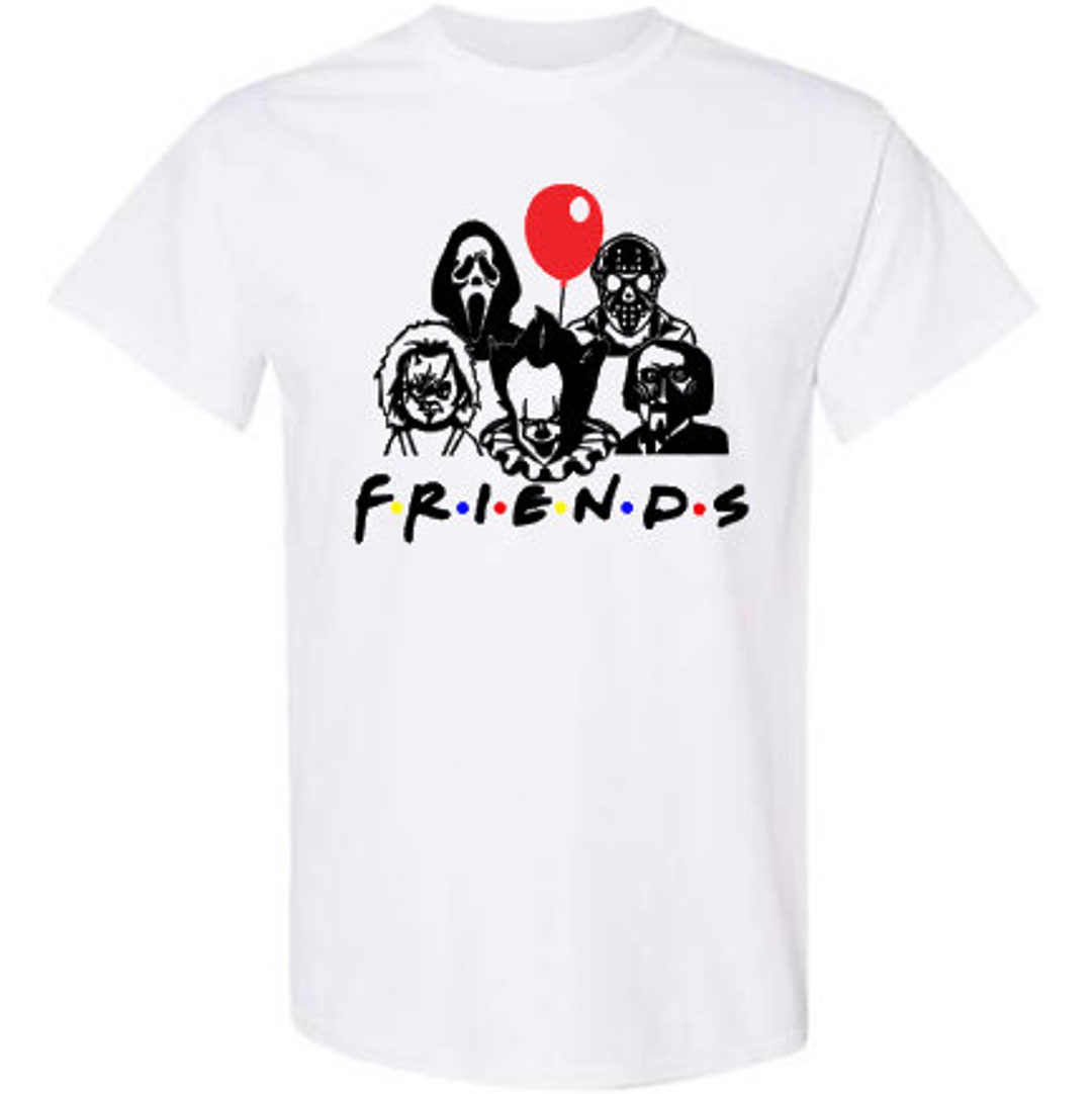 Halloween Friends Horror Killers Slasher Villains T-shirt - Etsy