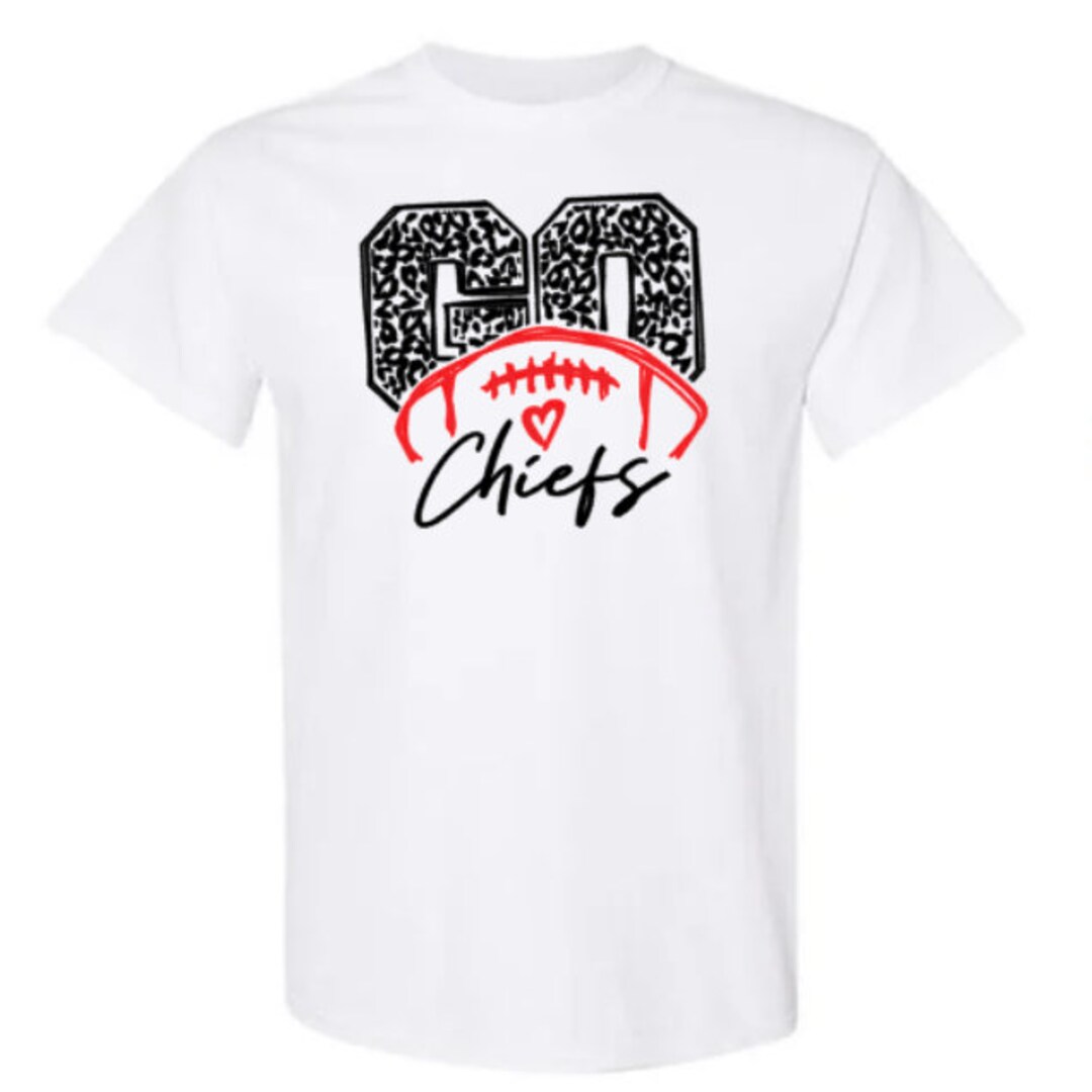 Go Chiefs Leopard Print Kansas City Chiefs Animal Print T-shirt - Etsy