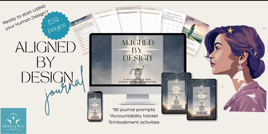 Human Design Integration Journal 90 Day Aligned by Design | Self-help ...