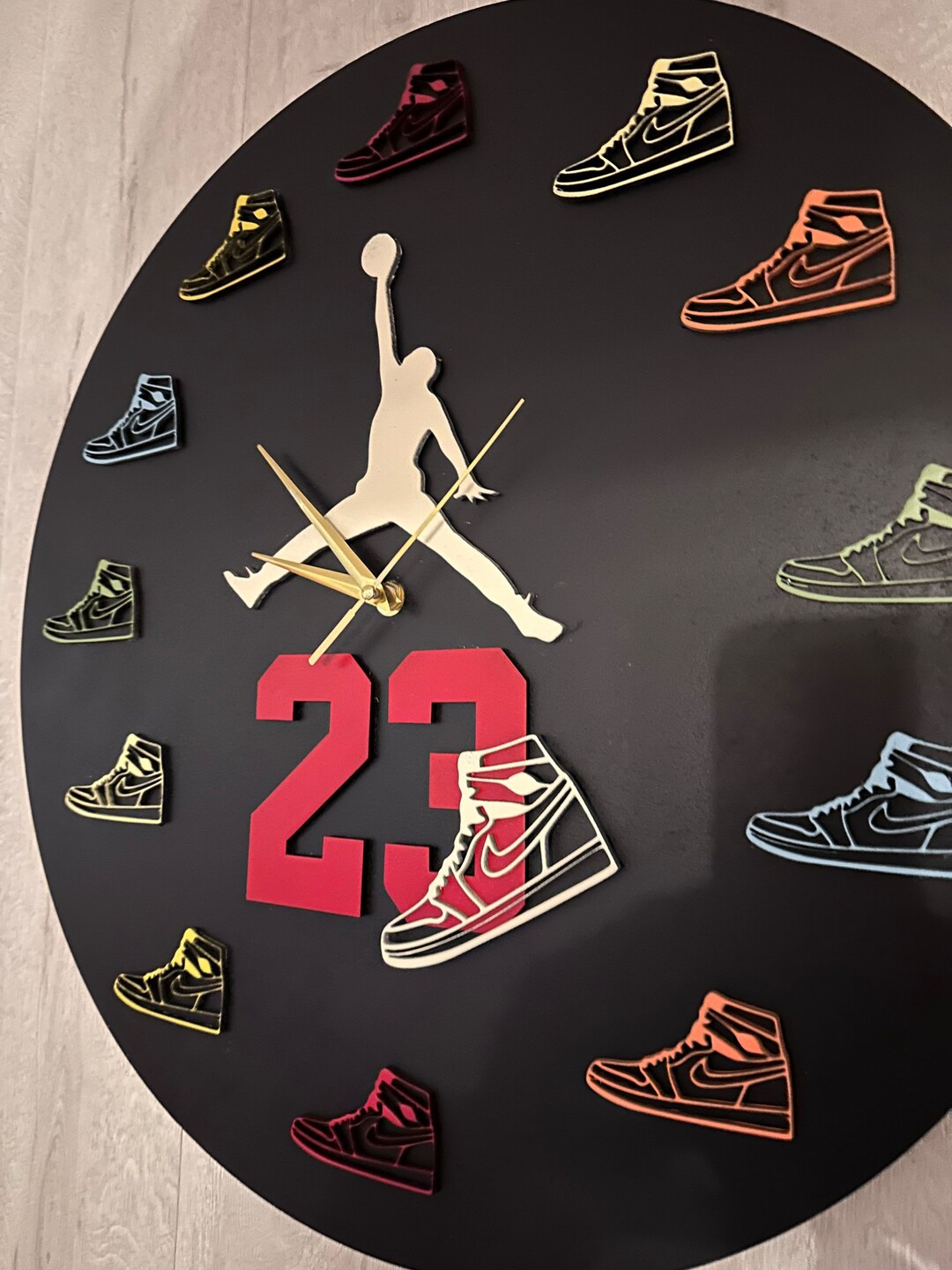 Jordan Clock - Etsy