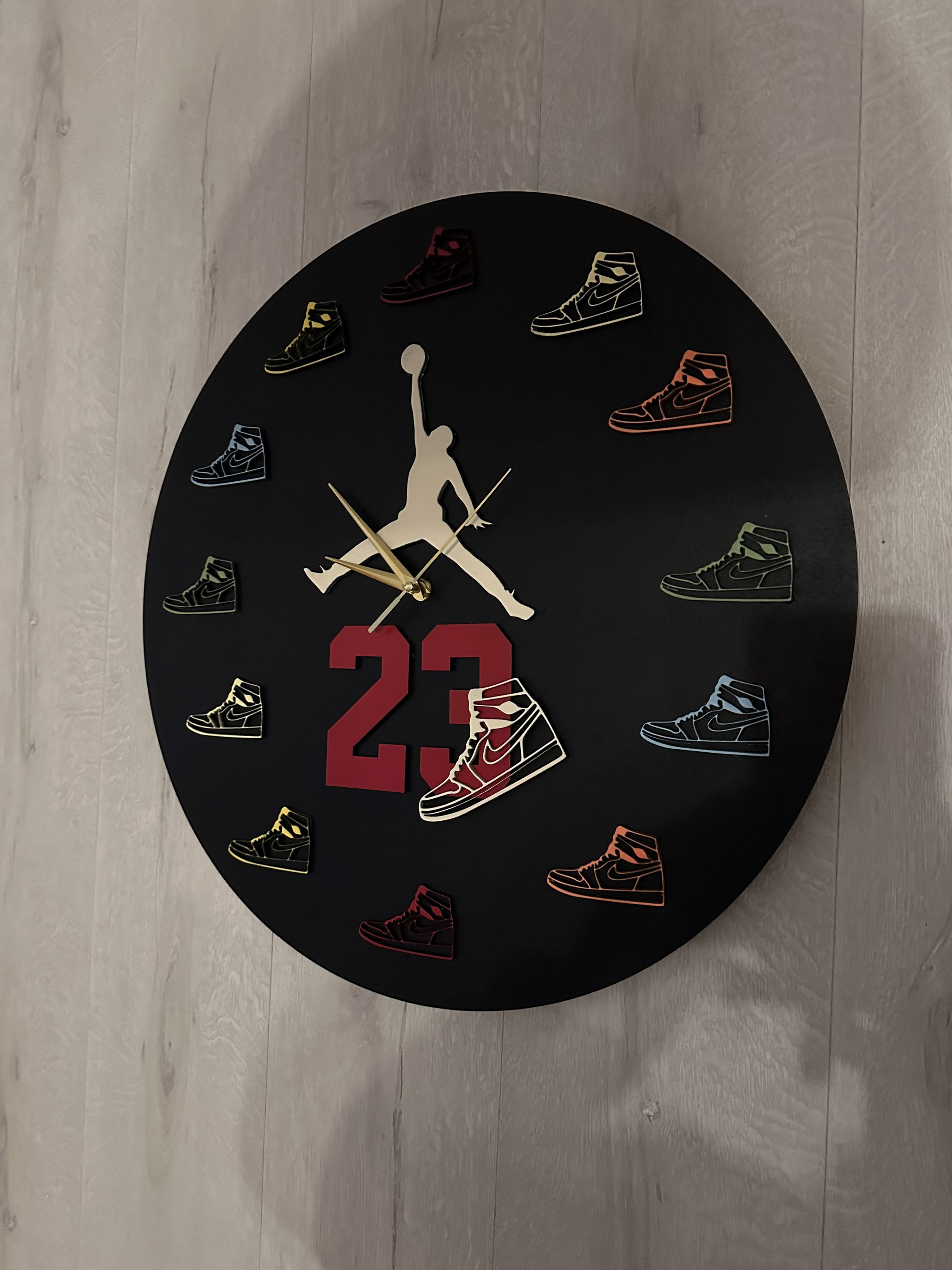Jordan Clock - Etsy