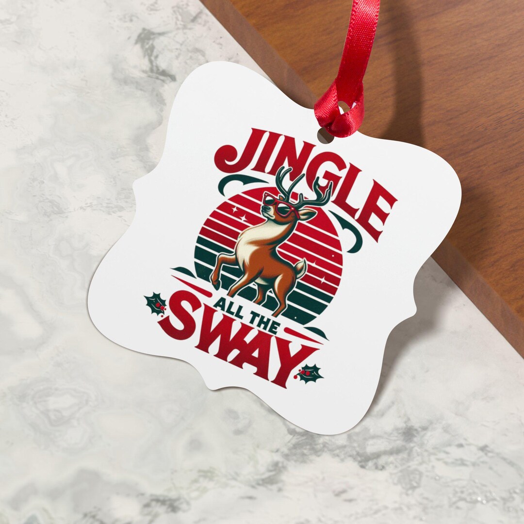 Jingle All the Sway Ornament, Fun Reindeer Christmas Decoration ...