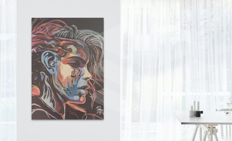 Custom Artwork, Luminas Aurora One of a Kind Acrylic Painting, Vibrant ...