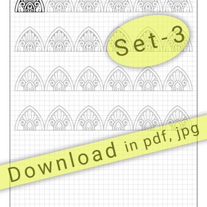 8 Mandala Practice Sheets (set-3) in PDF/JPG for Mandala Practice and ...