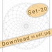 8 Mandala Practice Sheets set-20 in PDF/JPG for Mandala - Etsy