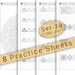 8 Mandala Practice Sheets set-20 in PDF/JPG for Mandala - Etsy