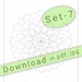 8 Mandala Practice Sheets set-7 in PDF/JPG for Mandala - Etsy