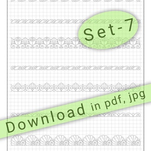 8 Mandala Practice Sheets (set-7) in PDF/JPG for Mandala Practice and ...