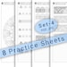 8 Mandala Practice Sheets (set-1) in PDF/JPG for Mandala Practice and ...