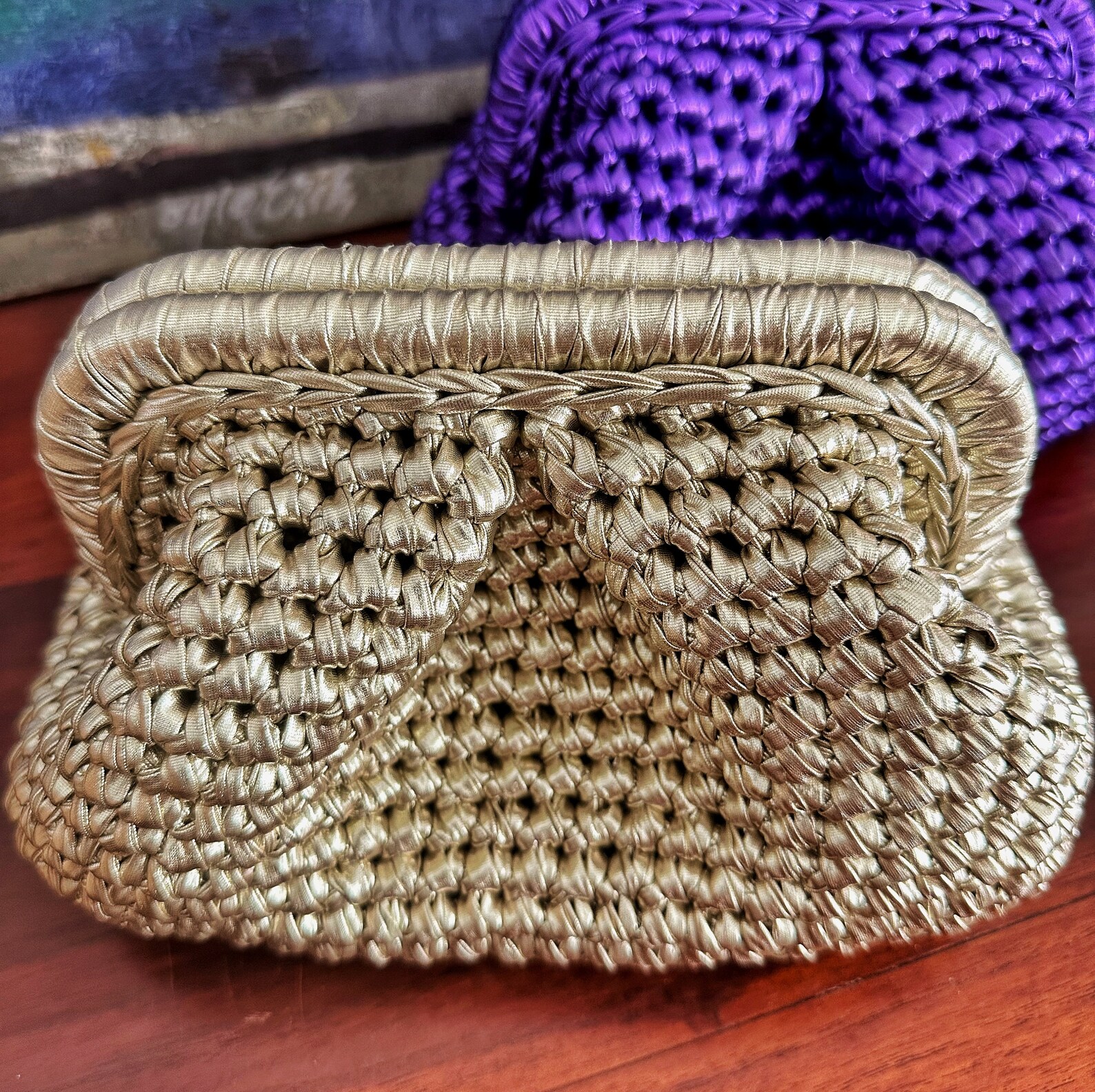 Hand-made Metallic Must-have Pouch - Etsy