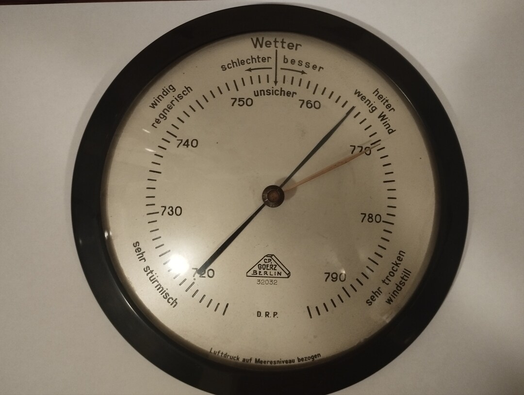 Vintage Barometer C.P Goerz Berlin 1920s, Vintage, Barometer, Old, Old ...