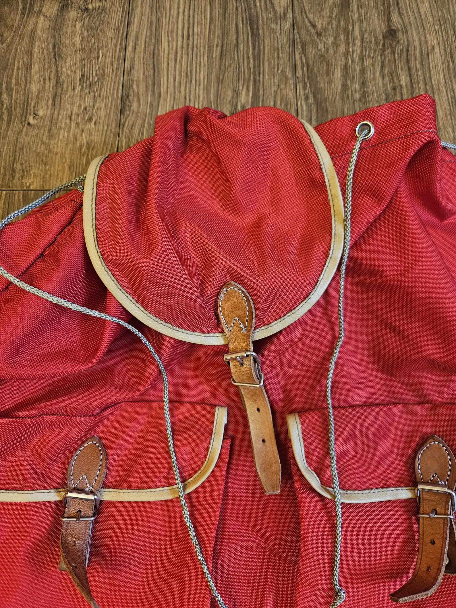 Red Backpack From the 80s Made in DDR Cover, Old, Vintage, Backpack ...