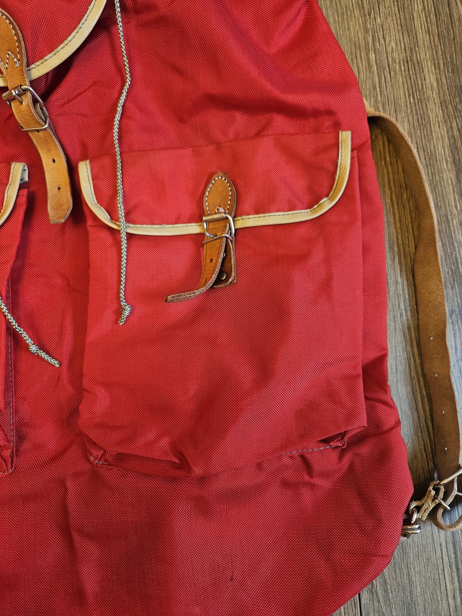 Red Backpack From the 80s Made in DDR Cover, Old, Vintage, Backpack ...