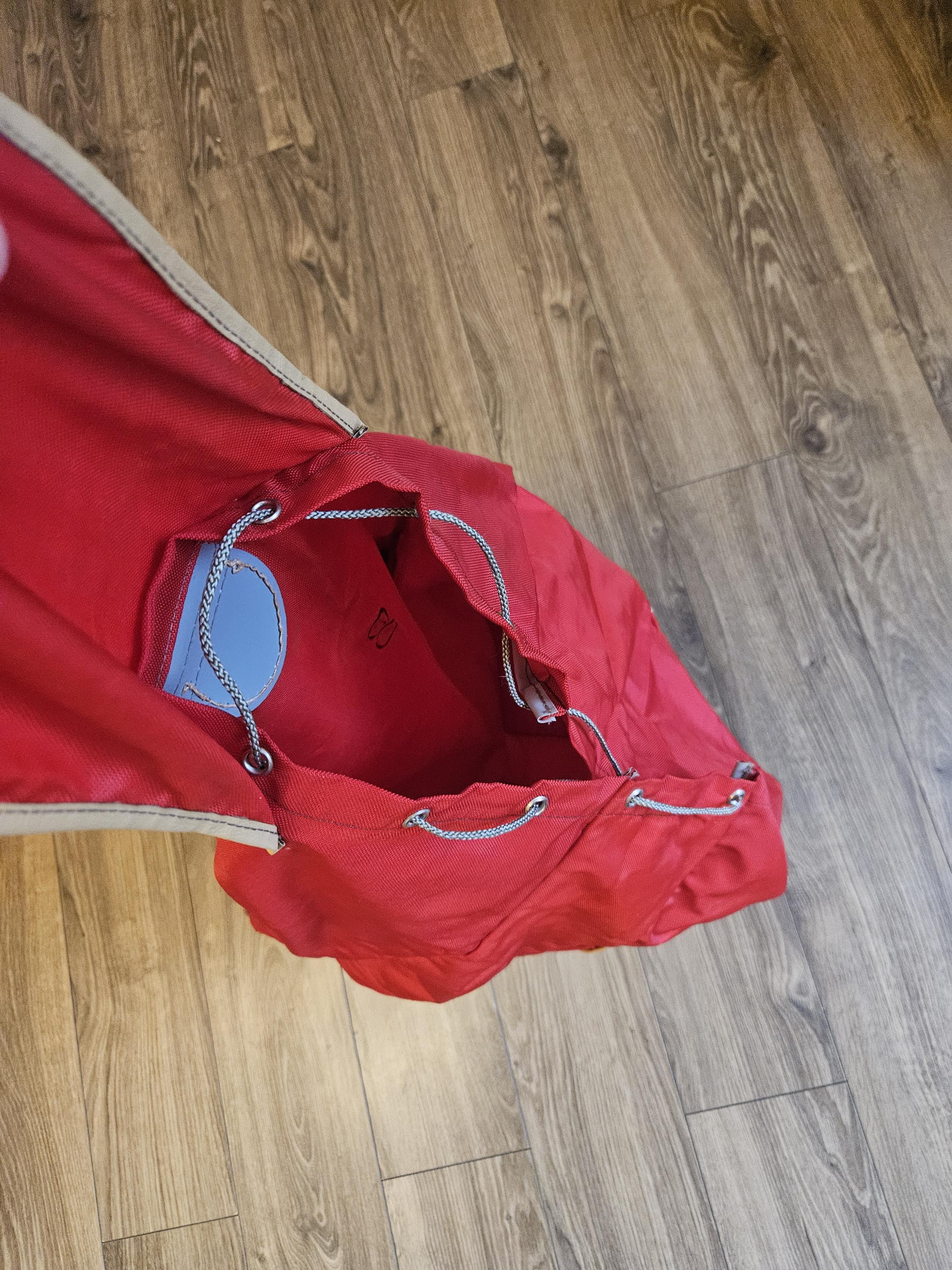 Red Backpack From the 80s Made in DDR Cover, Old, Vintage, Backpack ...