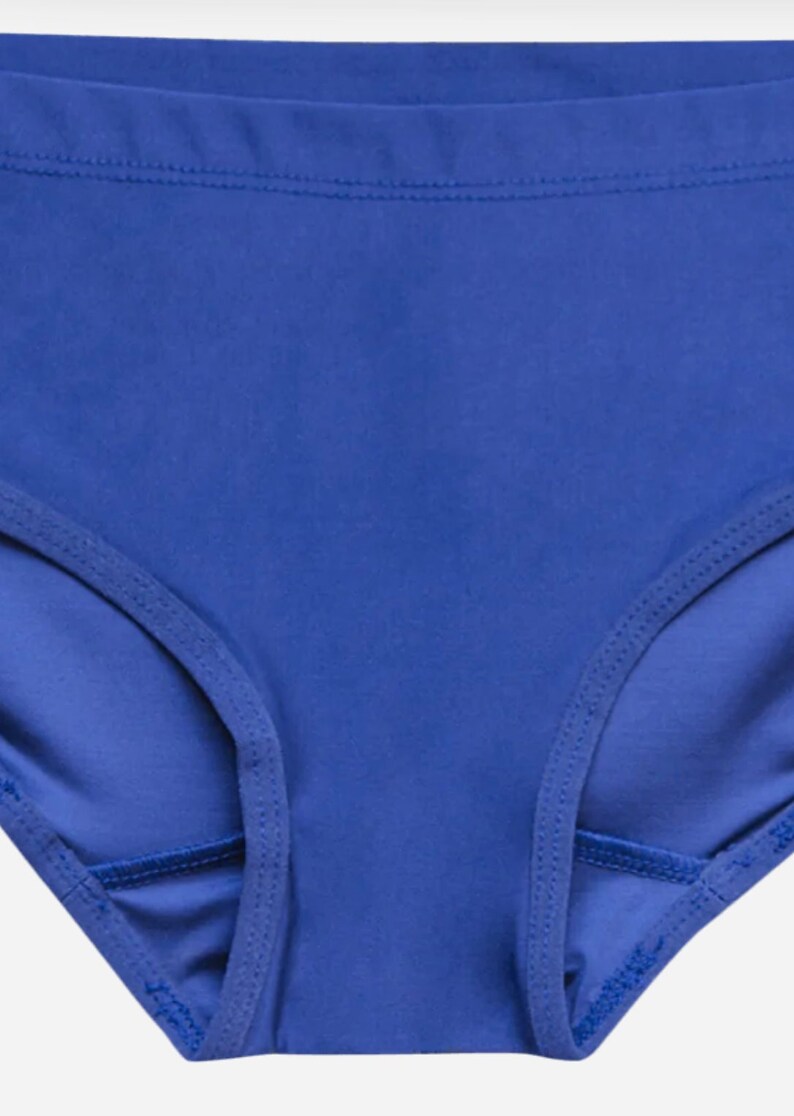 Girls Blue Smooth Fit Hipster Panties Teen Underwear Etsy