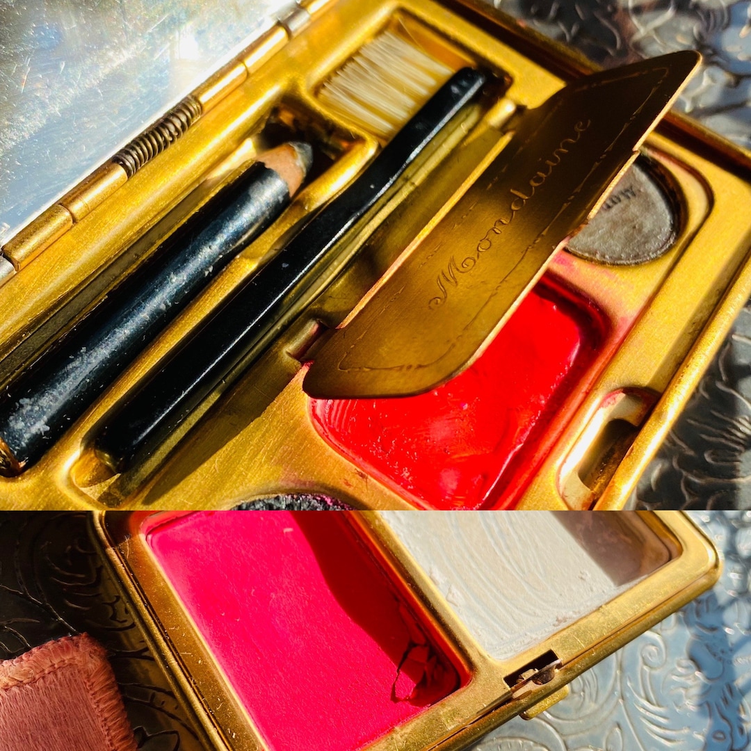 Stunning RARE Tiny Mondaine Art Deco Vintage Powder Compact Tiny ...