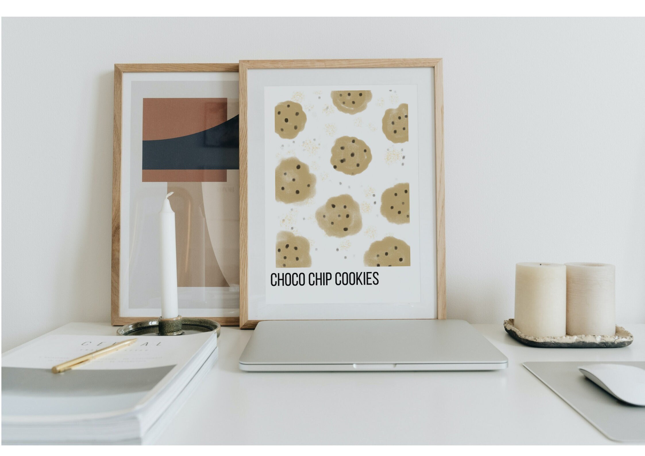 Choco Chip Cookie Poster / Digital Download / Food Posters / PNG File ...