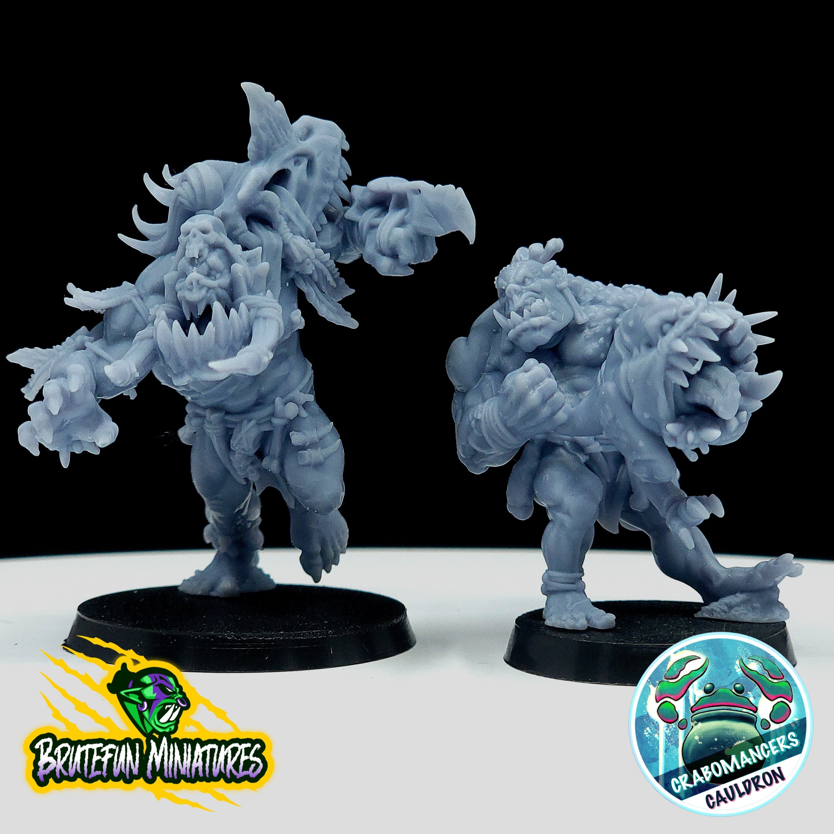 Savage Orcs Blitzer Star Player by Brutefun Miniatures. - Etsy