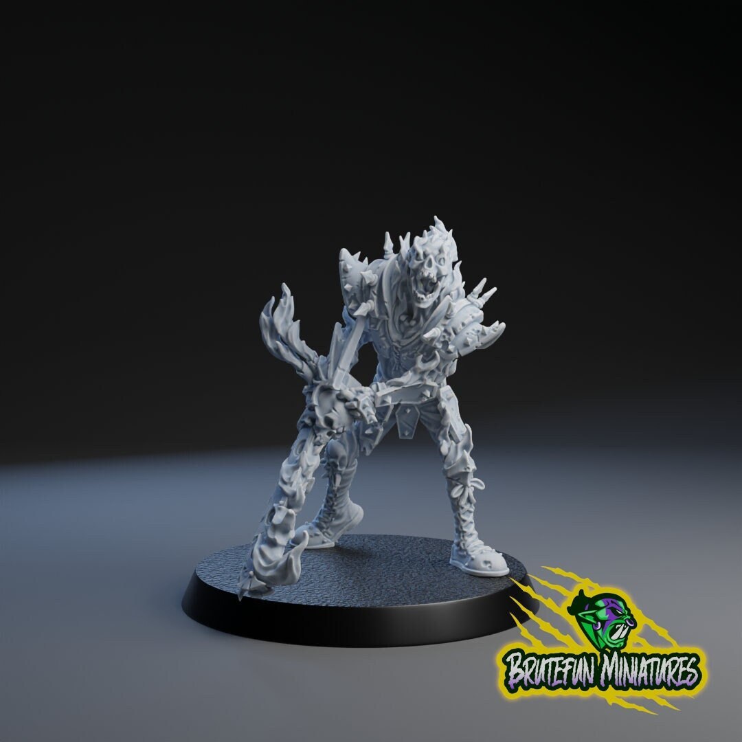 Undead Legions Skeleton Star Player by Brutefun Miniatures. Fantasy ...